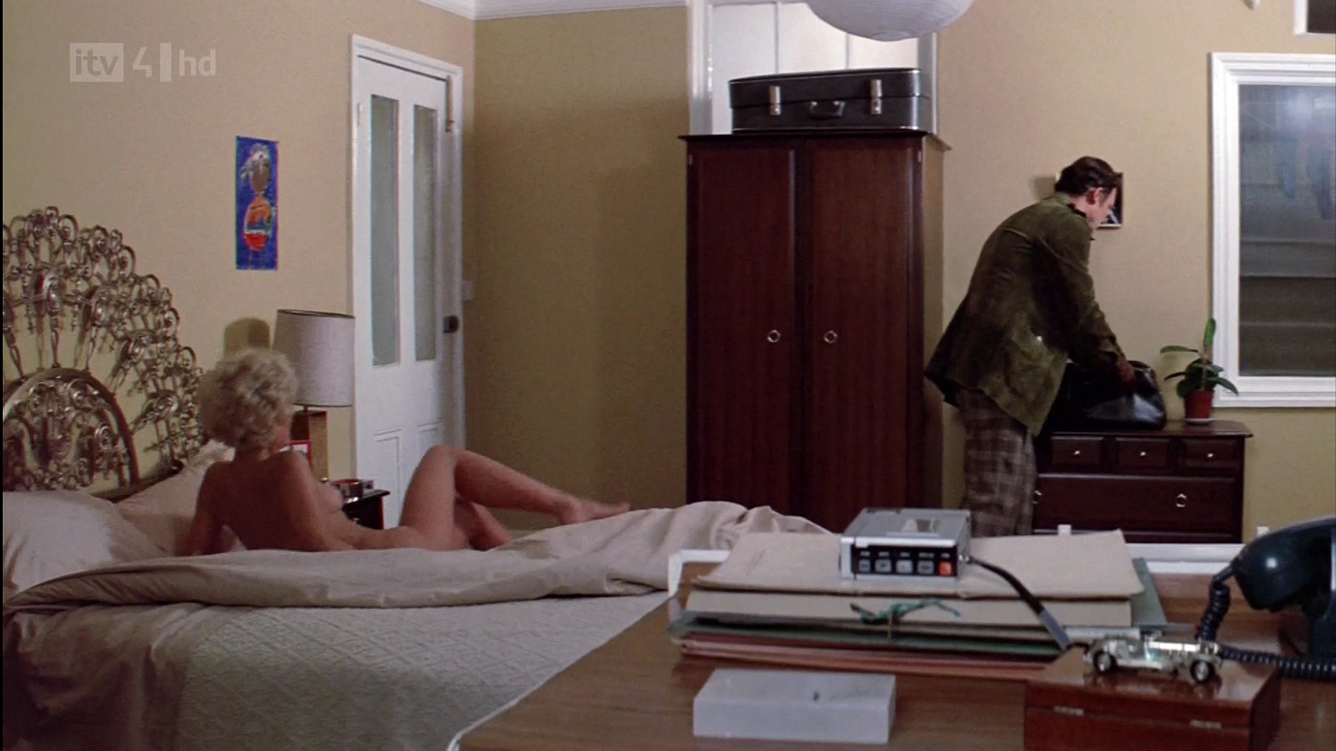 Naked Delphine Seyrig In The Black Windmill